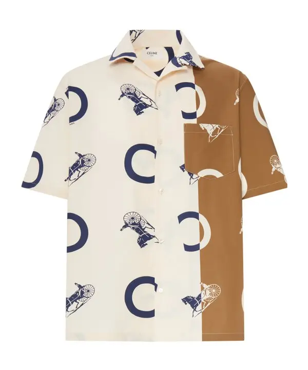 Celine Short Sleeve Shirt - White
