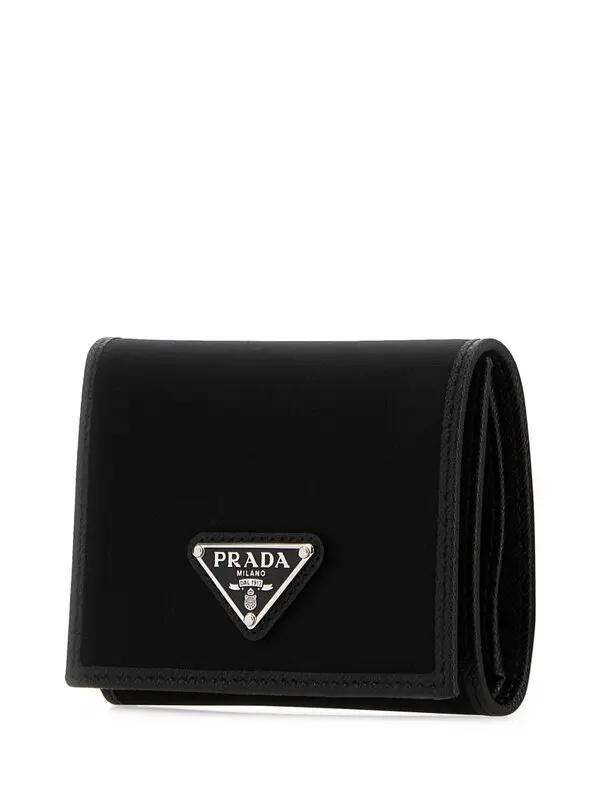 Prada Logo Plaque Wallet