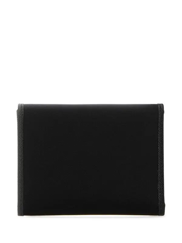Prada Logo Plaque Wallet