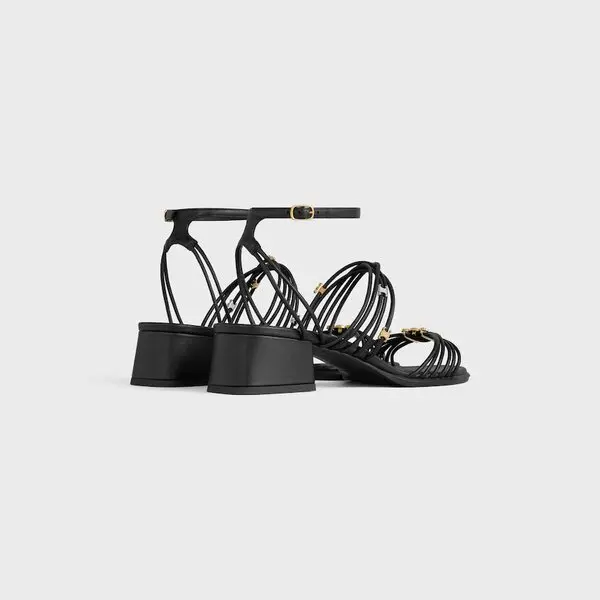 Celine Clémence Heeled Sandal In Goatskin
