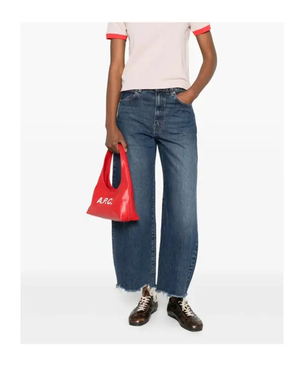 FRAME Wide Leg Jeans