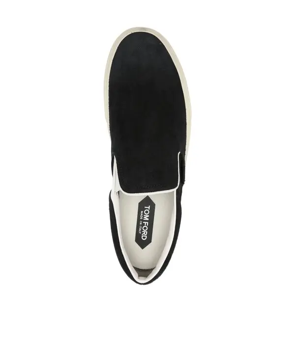 TOM FORD Round Toe Low Top Casual Slip-on