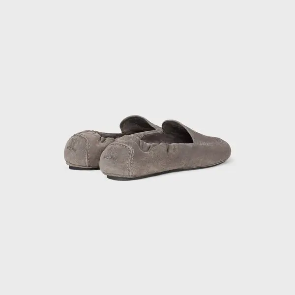 Celine Adam Loafer In Suede Calfskin