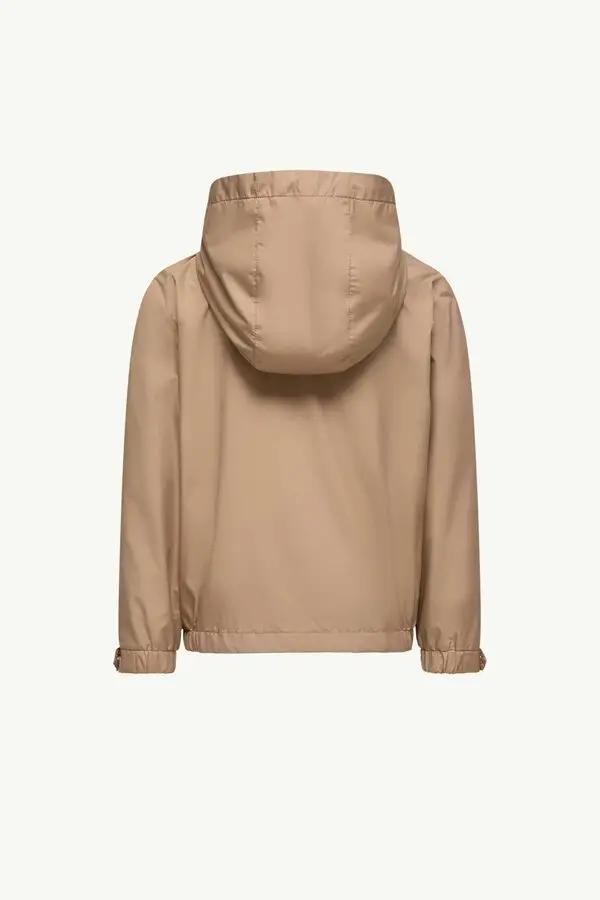 Moncler Merih Hooded Jacket With Embroidered Leopard Print