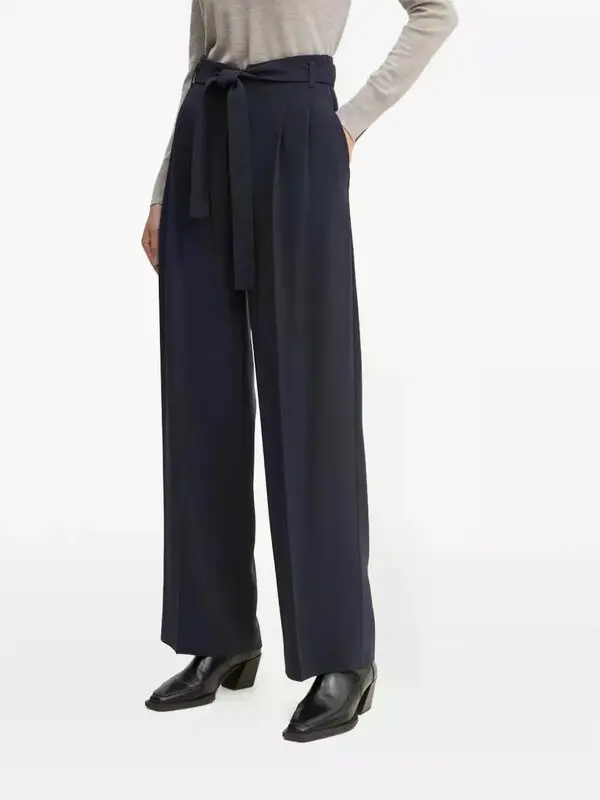 BOSS Belted Pleated Trousers