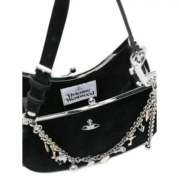 VIVIENNE WESTWOOD Orb Plaque Shoulder Bag