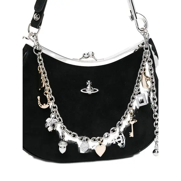 VIVIENNE WESTWOOD Orb Plaque Shoulder Bag