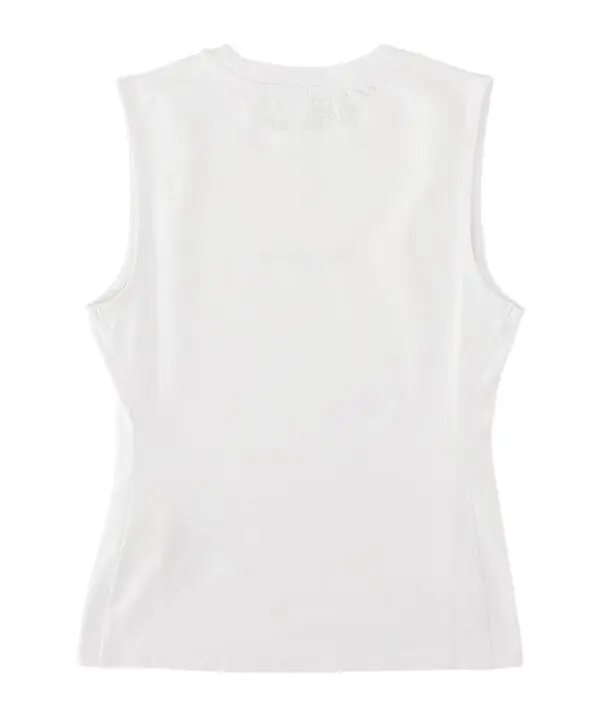 Alexander Wang Fitted Logo Tank Top - White