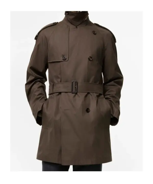 Burberry Mid-length Gabardine Leadenham Trench Coat