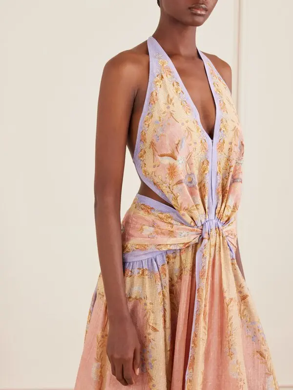 Zimmermann Indra Cut-out Maxi Dress - No