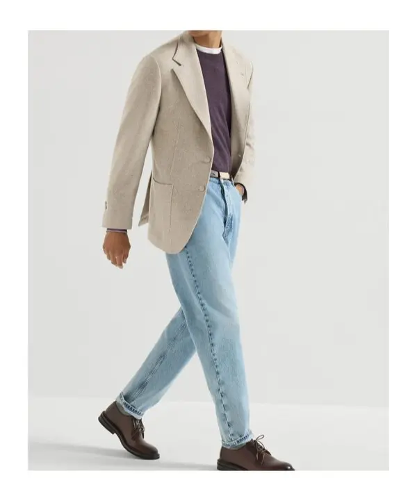 Brunello Cucinelli Ribbed Cashmere Crewneck Sweater - Brown