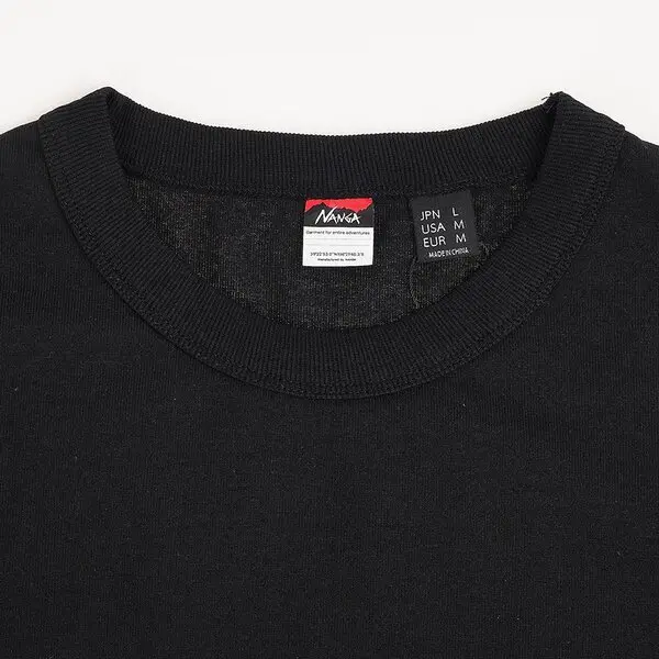 NANGA Box Logo Embroidered T-shirt