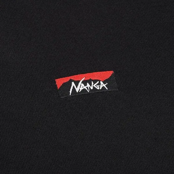 NANGA Box Logo Embroidered T-shirt