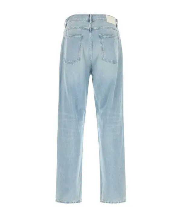 Closed Straight Leg Jeans With Concealed Closure