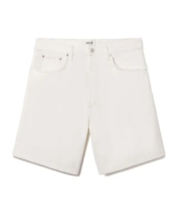 AGOLDE Frayed Hem Denim Shorts