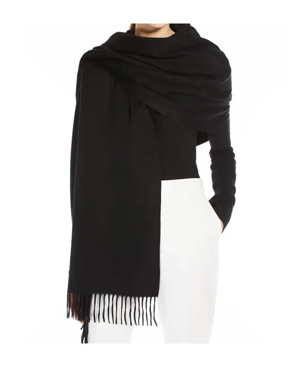 Max Mara Cashmere Logo Stole