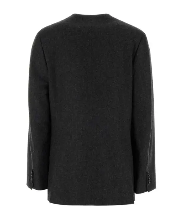 JIL SANDER Collarless Single-breasted Blazer