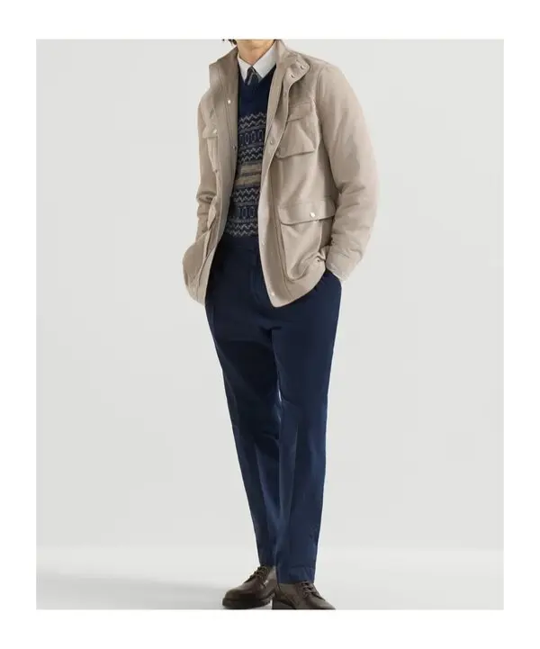 Brunello Cucinelli Fair Isle Crew Neck Sweater