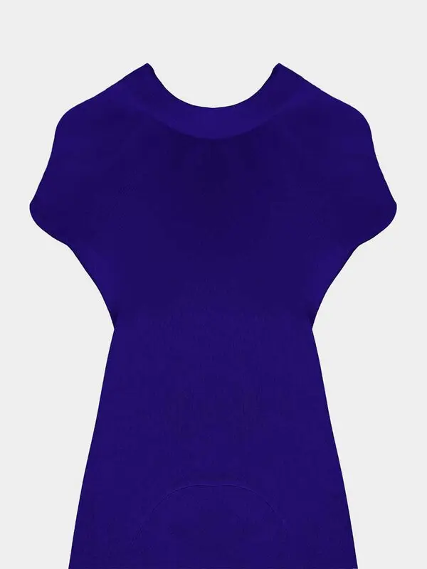 TOM FORD Backless Short-sleeved Gown