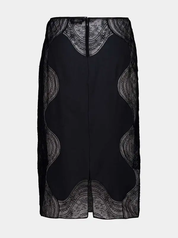 TOM FORD Lace Midi Skirt