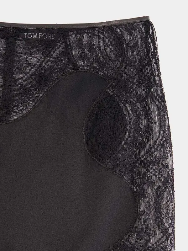 TOM FORD Lace Midi Skirt
