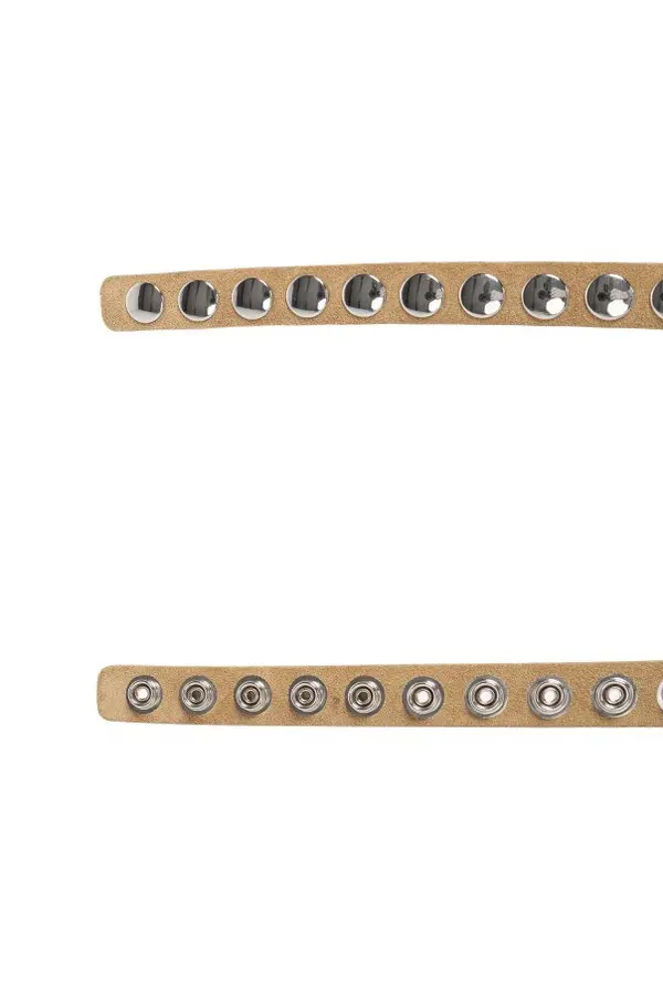 IRO PARIS Riveted Belt - Sand