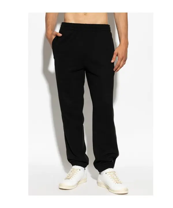 Burberry Sid Side-stripe Joggers - Black