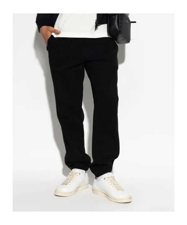 Burberry Sid Side-stripe Joggers - Black