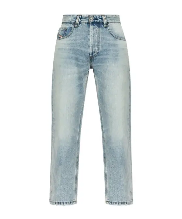 DIESEL® Straight Leg Jeans - Gray