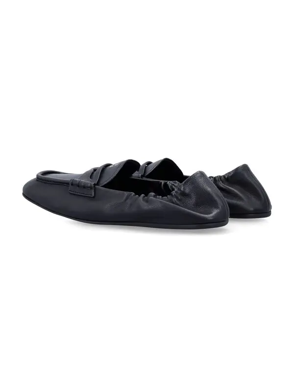 Miu Miu Nappa Ruches Loafers