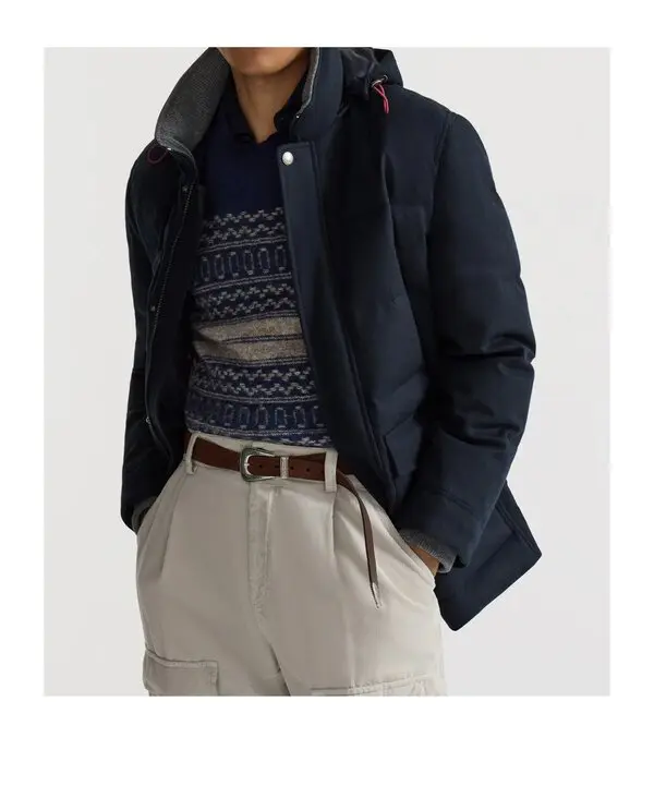 Brunello Cucinelli Quilted Hooded Jacket