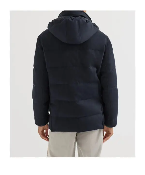 Brunello Cucinelli Quilted Hooded Jacket