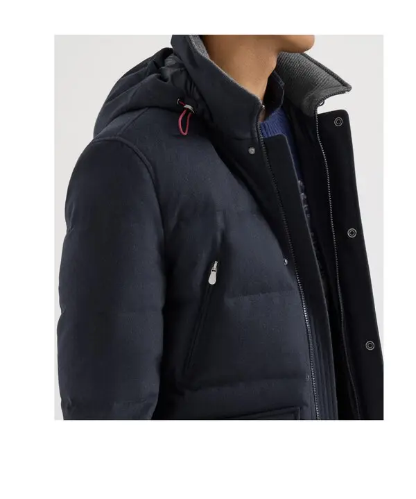 Brunello Cucinelli Quilted Hooded Jacket