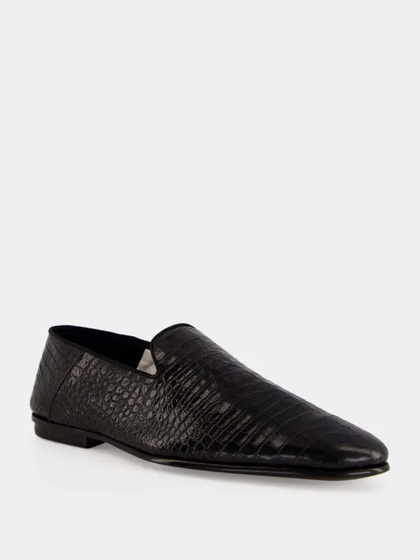 TOM FORD Steven Embossed Loafers