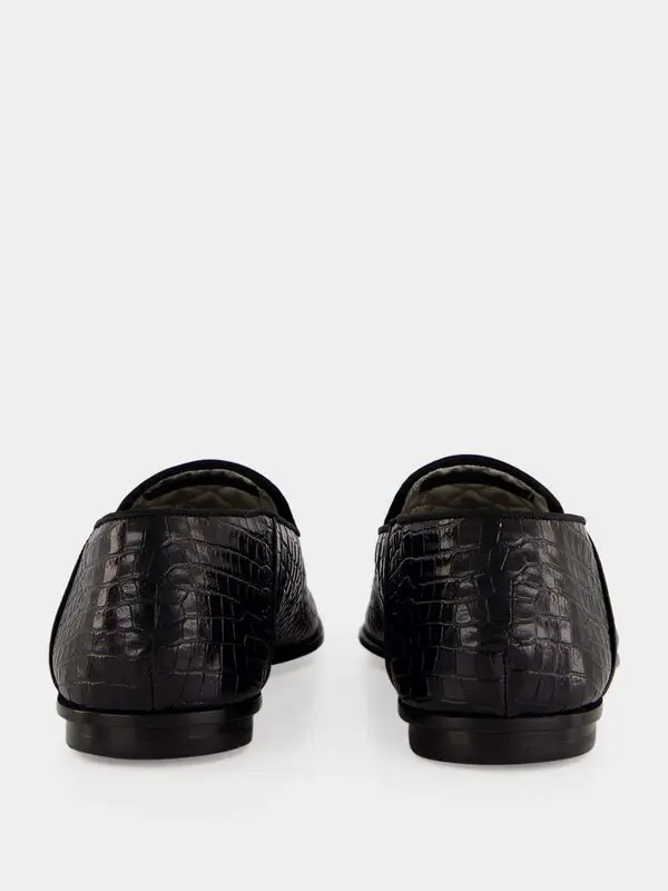 TOM FORD Steven Embossed Loafers