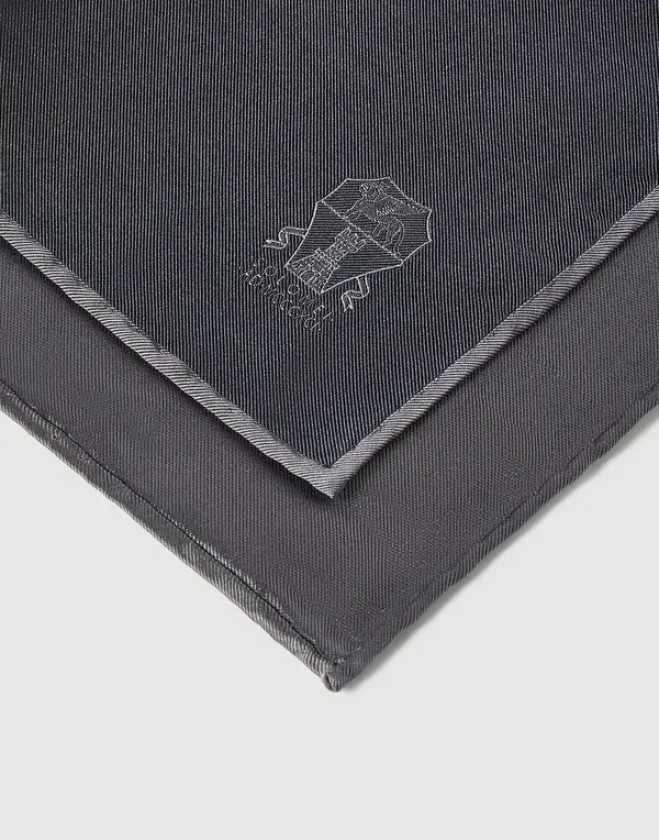 Brunello Cucinelli Logo-print Pocket Square