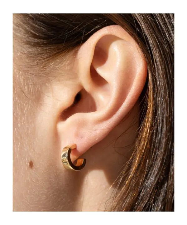 MAISON MARGIELA Signature" Hoop Earrings