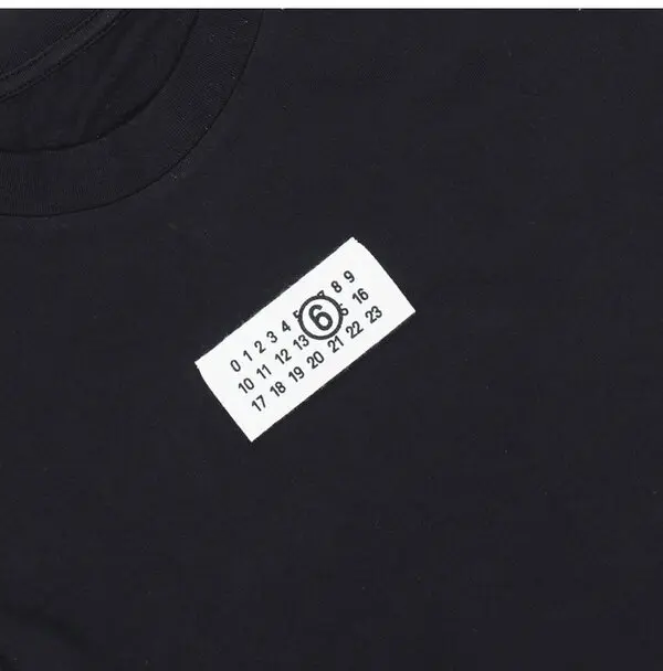 MAISON MARGIELA Numeric Logo T-shirt - Black