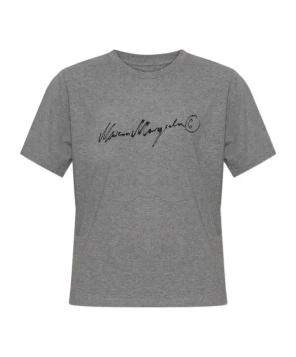 MAISON MARGIELA Short Sleeve Crewneck T-shirt - Gray
