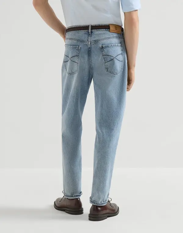 Brunello Cucinelli Iconic-fit Five-pocket Denim Trousers