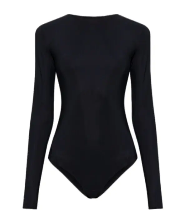 MAISON MARGIELA Long-sleeve Bodysuit - Black