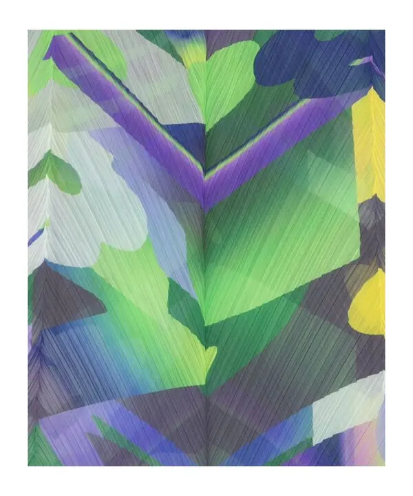 PLEATS PLEASE BY ISSEY MIYAKE Pleats Please Abstract-print Scarf