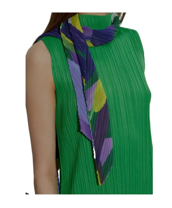 PLEATS PLEASE BY ISSEY MIYAKE Pleats Please Abstract-print Scarf