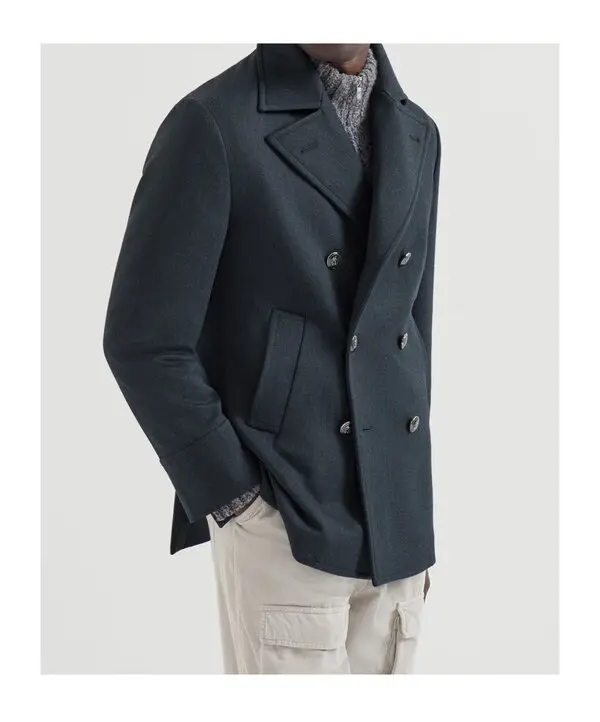 Brunello Cucinelli Double-breasted Wool Jacket