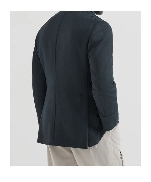 Brunello Cucinelli Double-breasted Wool Jacket