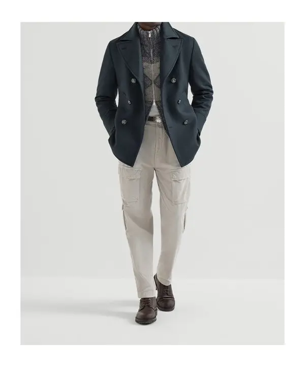 Brunello Cucinelli Double-breasted Wool Jacket