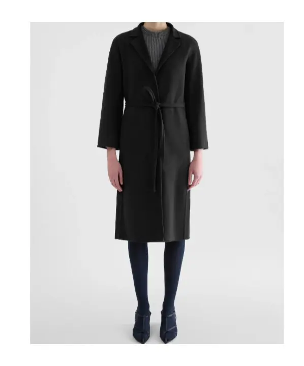JIL SANDER Wool Belted Coat