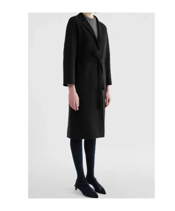 JIL SANDER Wool Belted Coat