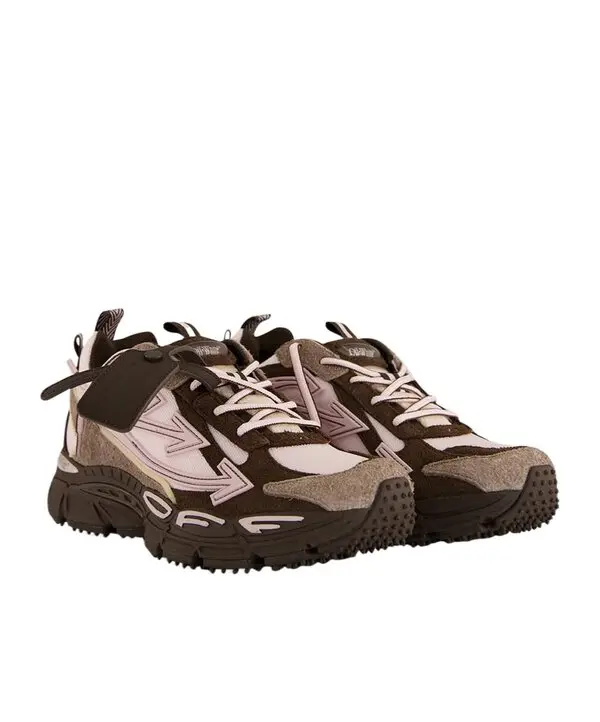 Off-White Be Right Back" Suede Sneakers