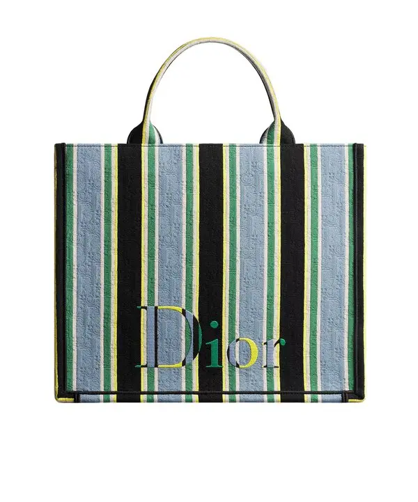 Dior Dioriviera Medium Book Tote - Black